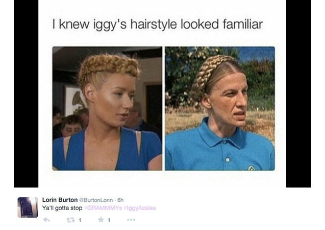 Top 8 Memes that Make Fun of Iggy Azalea’s Grammy Hairstyle - Fashion ...